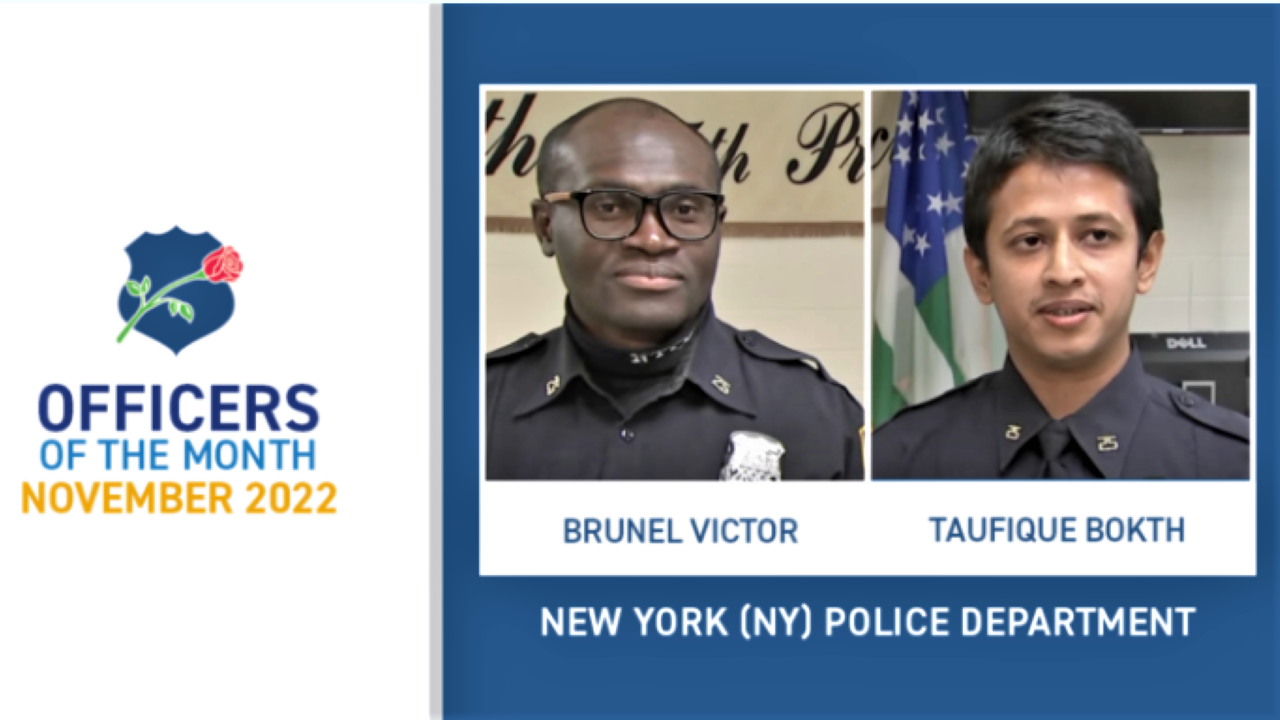 November 2022 Officers of the Month Announced