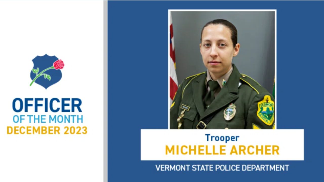 Latest Officer of the Month Announced