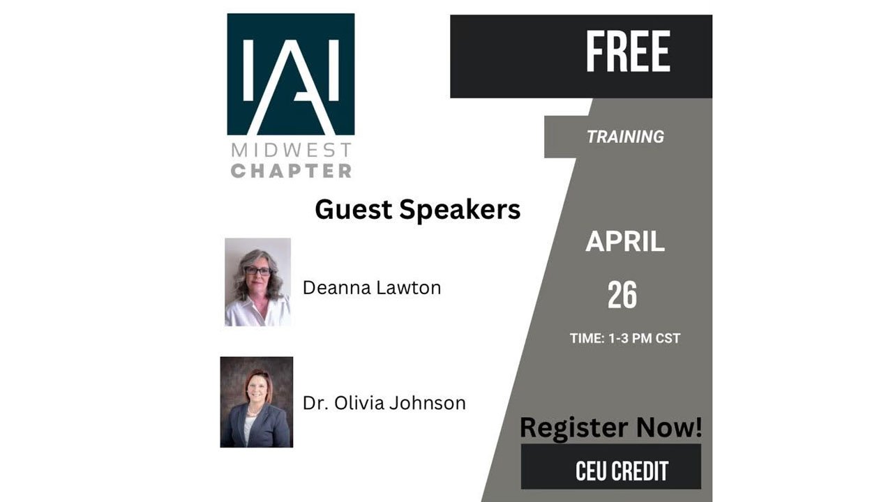 Register for Virtual IAI Midwest Chapter Meeting on April 26